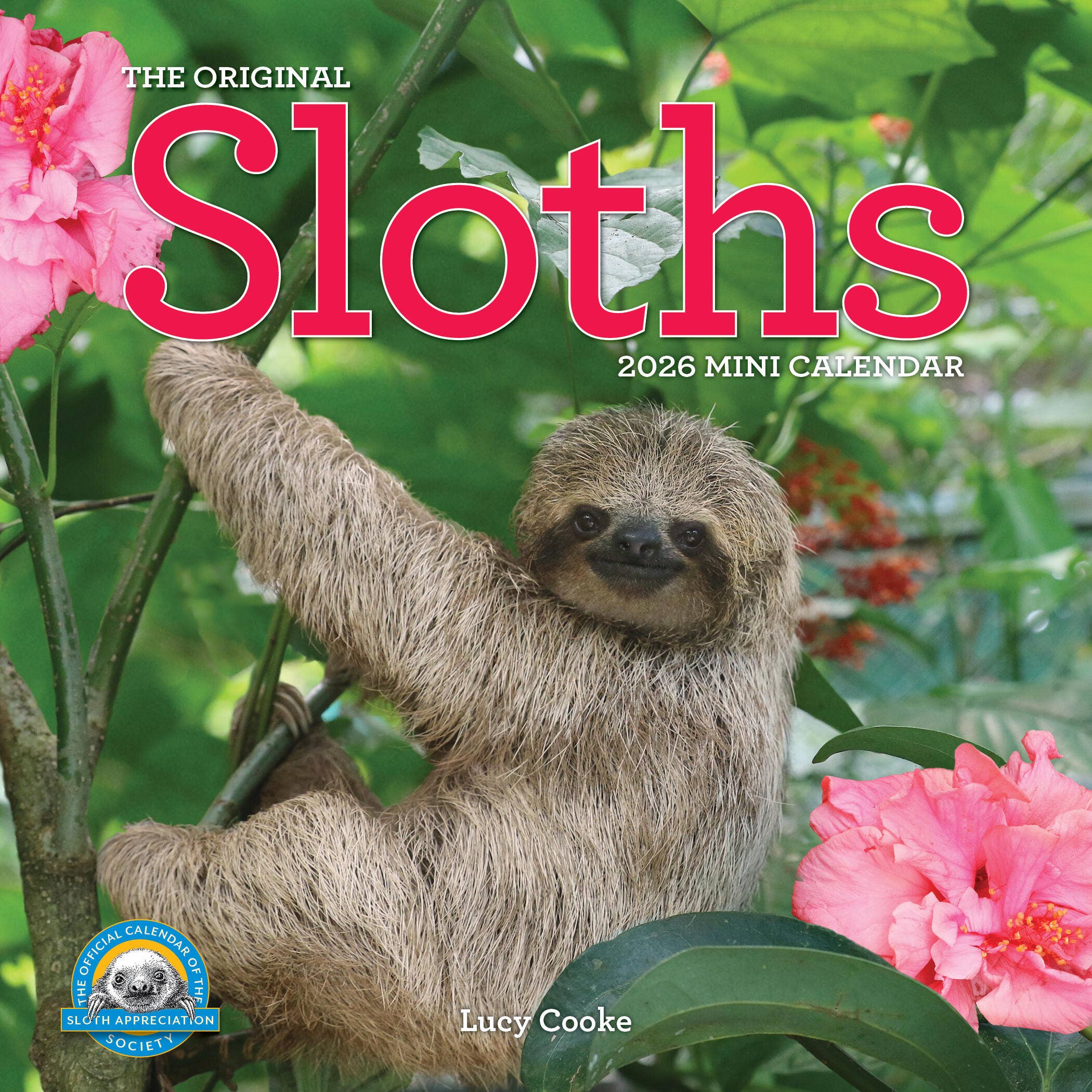 Original Sloths Mini Wall Calendar 2026 – Relume