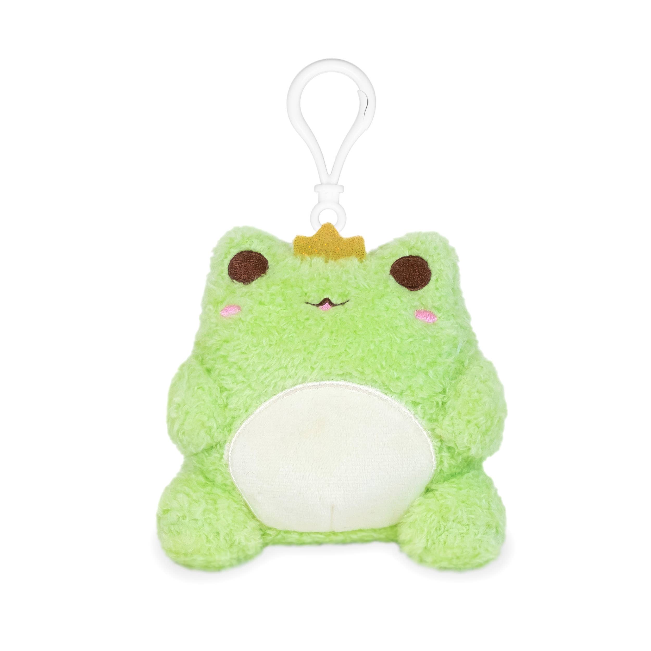 Mini Wawa the Prince Clip (Cute Kawaii Frog Keychain Plush) – Relume
