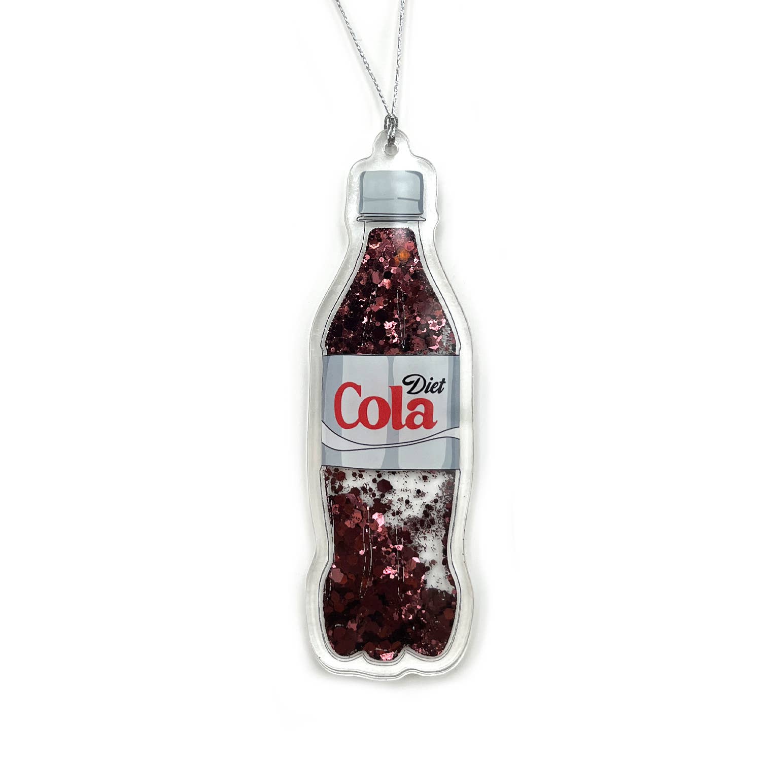 Diet Coke Cola Liquid Sparkle Glitter Christmas Ornament – Relume