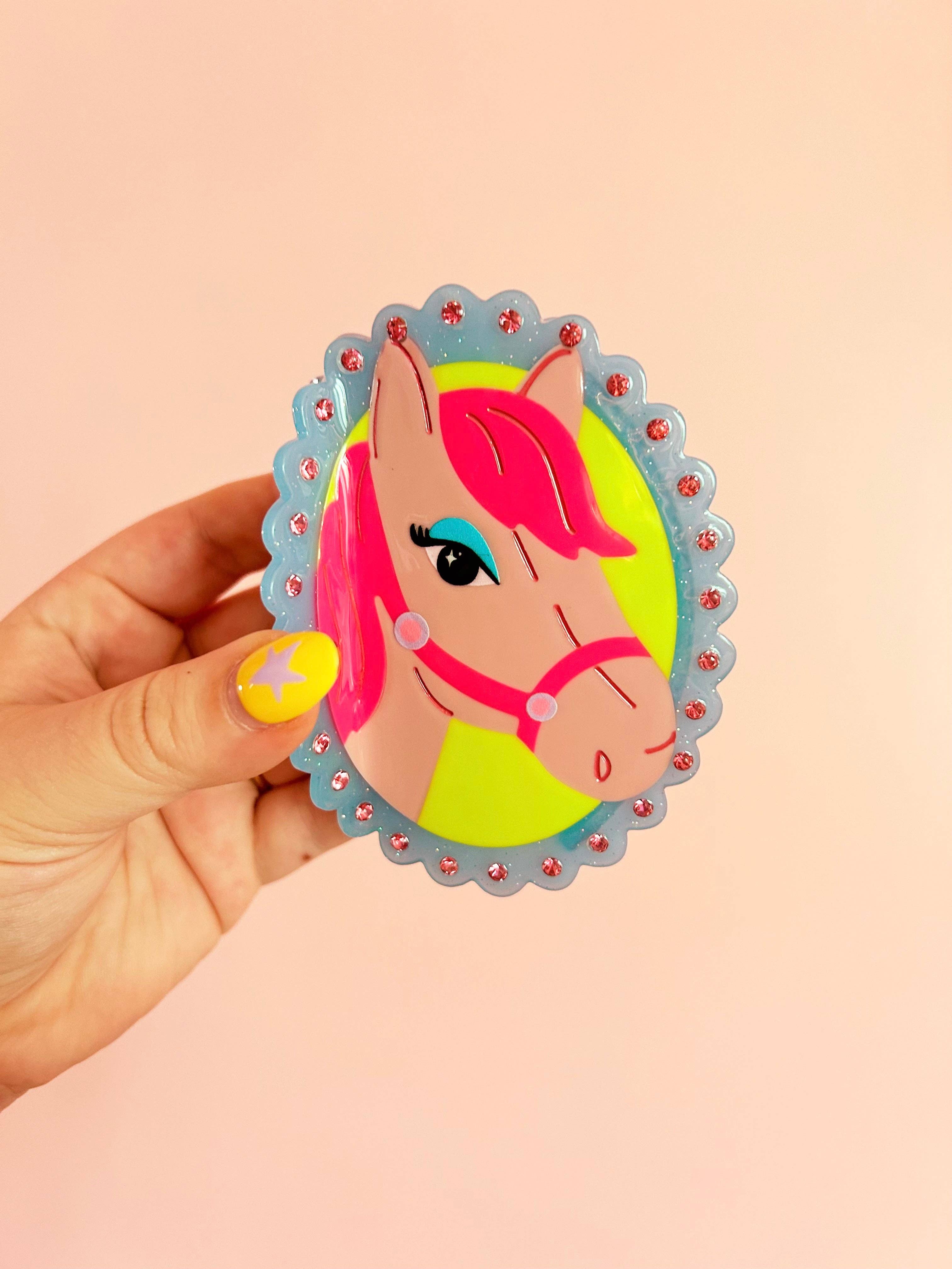 Pink Pony Hair Claw – Relume