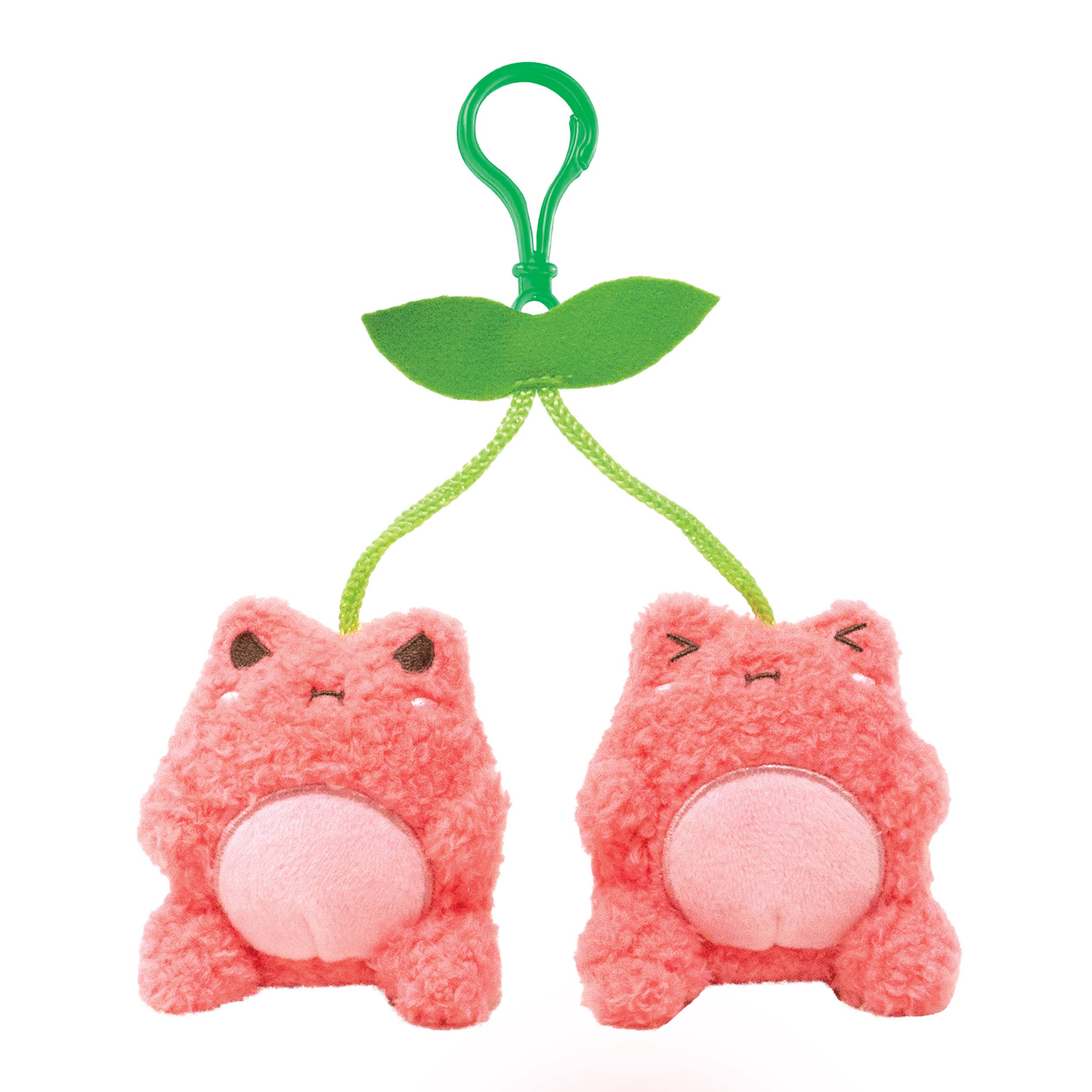 Mini Cherry Wawa Clip (Soft Kawaii Frog Bag Charm Keychain) – Relume