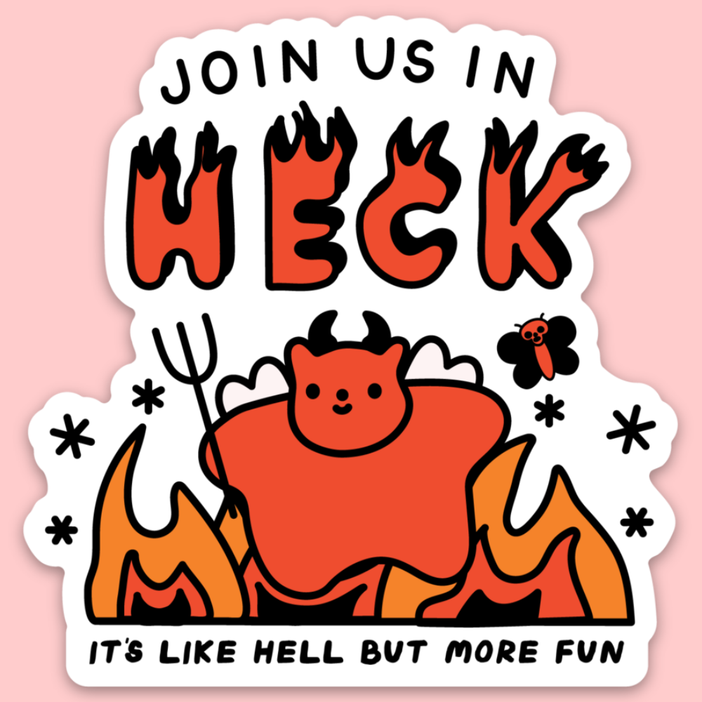 Join Us In Heck Sticker – Relume